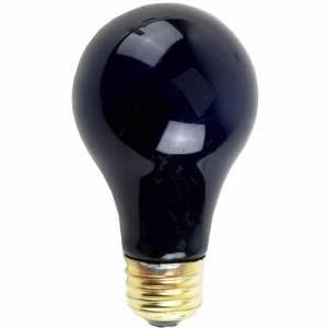 general electric 60 watt black light bulb