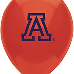 Pioneer Balloon Company 10 Count University of Arizona Latex Balloon, 11", Multicolor