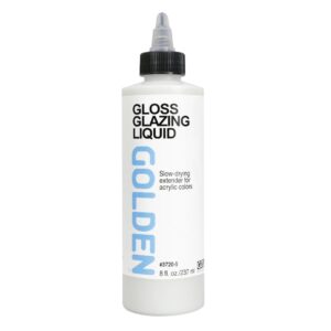 golden acrylic glazing liquid gloss - 8 oz bottle