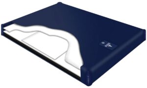 semi waveless fluid chamber series 200 mid fill softside waterbed bladder by innomax (queen)