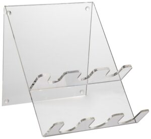 heathrow scientific hd206203 clear acrylic 3 place pipettor station