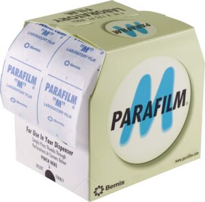 parafilm m all purpose laboratory film, 4 inch width x 125 foot roll length, semi-transparent, moisture proof, non-toxic, 200% stretch ability