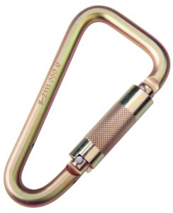 3m dbi-sala saflok 1 316" self-closinglocking steel carabiner (3600 lb load rating)