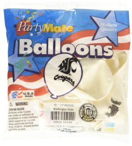 pioneer balloon company 11" washington st-latex 10ct, one size, multicolor