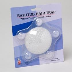 regent products one bathtub hair trap, helps prevent clogged drains clear color