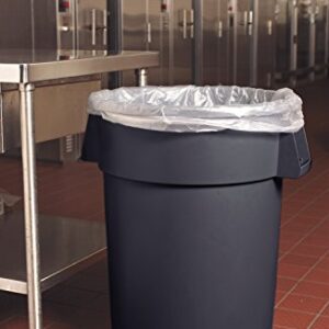 Carlisle FoodService Products 34104423 Bronco Round Waste Container Only, 44 Gallon, Gray