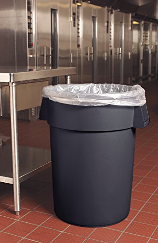 Carlisle FoodService Products 34104423 Bronco Round Waste Container Only, 44 Gallon, Gray