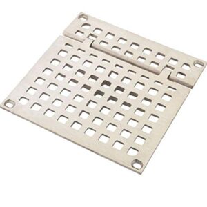 hinged floor drain grate, 7 3/8" square