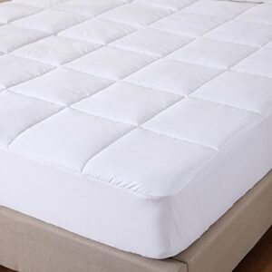 Lotus Home Microfiber Water and Stain Resistant Mattress Pad, King