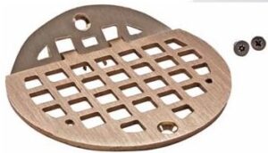 hinged floor drain grate, 5" round