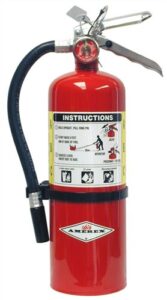 amerex 402t, 5lb abc dry chemical class a b c fire extinguisher