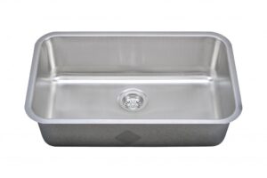 wells sinkware stainless steel single bowl undermount kitchen sink 3018-9