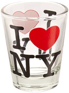 great places to you i love new york shot glass, officially licensed