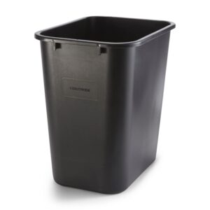 brighton professional wastebasket, black, 7 gal. by staples