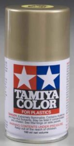 tamiya spray lacquer ts-84 metallic gold tam85084 lacquer primers & paints