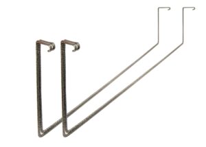 hyloft 00656 add-on storage rack accessory for hyloft model 625 and 651, hammertone, 2-pack