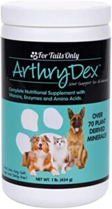 youngevity arthrydex complete nutritional supplement | vitamins amino acids enzymes | pets healthy bones & joints -1 lb canister