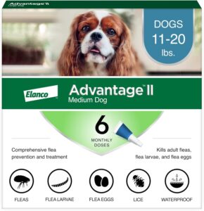 advantage ii for dogs 6 month supply 11-20lbs