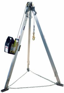 3m dbi-sala advanced 8300033 confined space kit,7' aluminum tripod and salalift ii winch with 90' of 3/16" stainless steel cable, mounting bracket, carrying bag