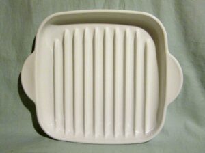 vintage corning ware - oven & microwave grill rack plate - mr-3