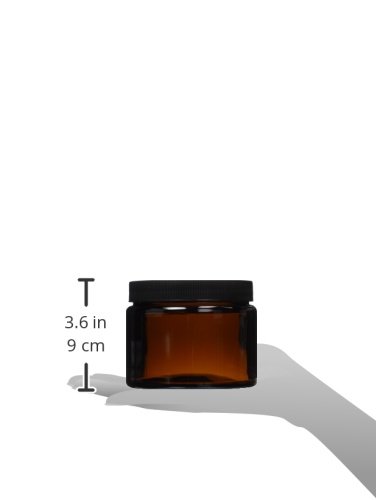 X-Large Amber Glass Storage Jar with Air-Tight Lid