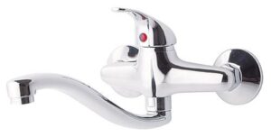 bathroom bath/kitchen mixer water tap chrome-plated wall mounted