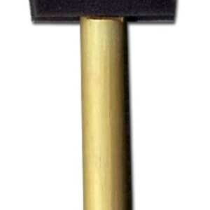 Jen 2" Poly Foam Brush With Wood Handle, Pack of 24