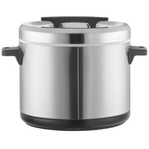 welbon 16.2l(12.1lbs) stainless steel body thermal food holder keep cooked sushi rice warm for up to 6 hours.tfw-6000