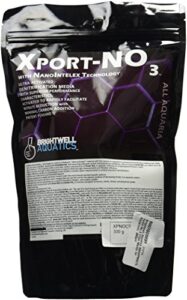 brightwell aquatics xport no3, ultra-activated denitrification media with superior performance characteristics, 300g (10.5oz)