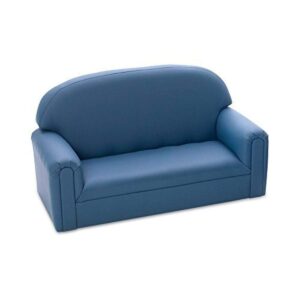 brand new world furniture fi2b100 brand new world toddler enviro-child upholstery sofa, blue