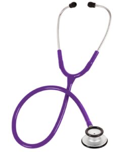 prestige medical clinical lite stethoscope, purple, 3.8 ounce