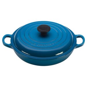 le creuset enameled cast iron signature braiser, 5 qt. , marseille