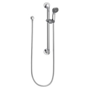 moen 52224gbm15 commercial 24-inch slide bar/grab bar hand shower system 1.5 gpm, chrome