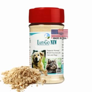 vitality science easy-go supplement for cats and dogs | supports normal bowel function | relieves constipation | promotes healthy digestive system | easy to digest | 100% natural & additive free (50g)