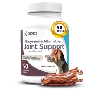 k9 select joint support for dogs with biovaplex - glucosamine alternative - 90 chewable tablets - dog joint supplement for mobility & flexibilty - hip & joint supplement dogs promotes overall health