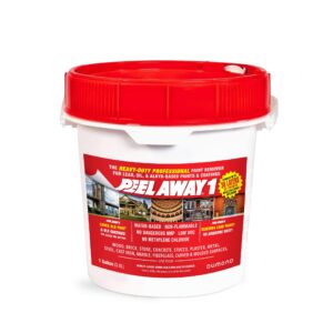 peel away 1 heavy duty paint remover - removes up to 30 layers of lead, oil & alkyd-based coatings - complete removal system under the lid - 1 gallon