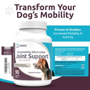 K9 Select Joint Support for Dogs with BiovaPlex - Glucosamine Alternative - 90 Chewable Tablets - Dog Joint Supplement for Mobility & Flexibilty - Hip & Joint Supplement Dogs Promotes Overall Health