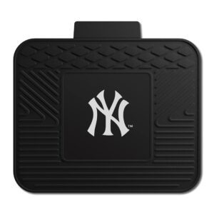 mlb - new york yankees back seat car mat - 14in. x 17in.