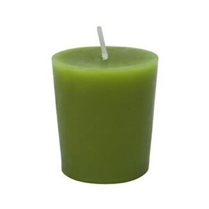 zest candle cvz-013 12-piece votive candles, sage green