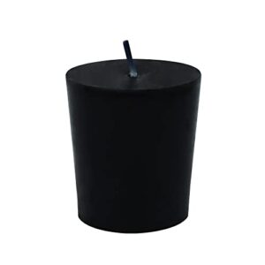 zest candle 12-piece votive candles, black