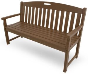 trex outdoor furniture txb60th 60-inch yacht club bench, tree house