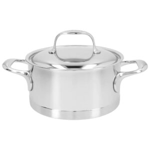 demeyere atlantis stainless steel 2.3 qt casserole & lid