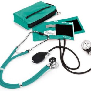 Prestige Medical Aneroid Sphygmomanometer/Sprague-Rappaport Kit, Teal