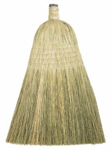 tough guy natural 12" 100% corn household broom head