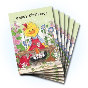 suzy's zoo happy birthday greeting card 6-pack 10218