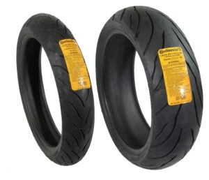 continental motion tire set 120/70zr17 front & 180/55zr17 rear 180 55 17 120 70 17 2 tire set