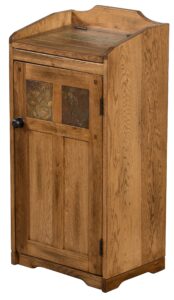 sunny designs sedona trash box, rustic oak finish