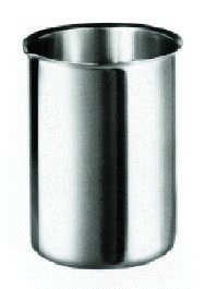 polar ware 600b stainless steel griffin style beaker, 600 ml capacity, 3-3/8" od x 4-5/8" h