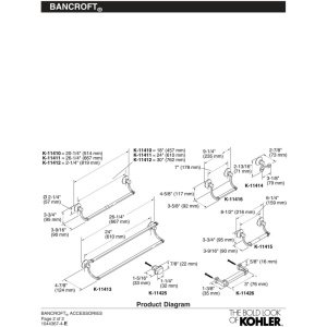 KOHLER Bancroft(R) Robe Hook, Oil-Rubbed Bronze