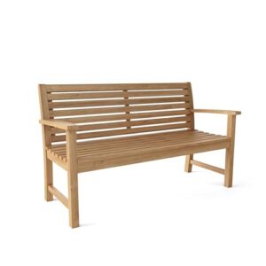 anderson teak patio lawn garden furniture victoria 3-seater bench